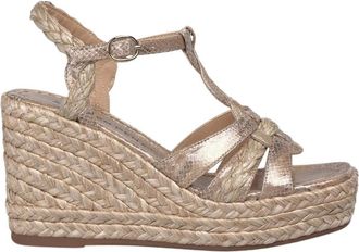 Alma En Pena Alma EN Pena, Femme, Chaussures, Brun, Taille: 38 EU Sandale Plateforme Corps Entrelac&eacute;