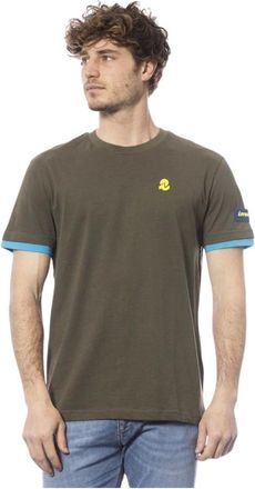 Invicta Homme, Tops, Vert, Taille: S T-shirt &agrave; manches courtes et col rond