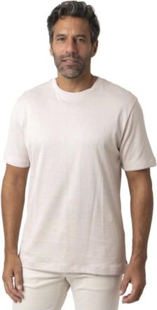 Eleventy Homme, Tops, Blanc, Taille: XL T-Shirt &agrave; Col Rond