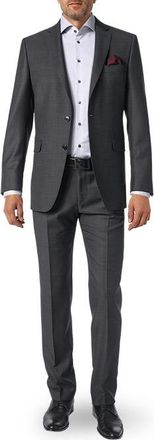 Digel Herren Anzug schwarz Schurwolle