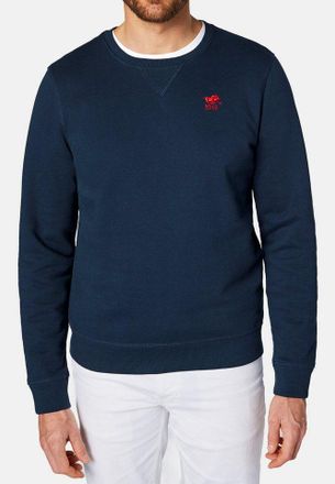 Polo Sylt Sweatshirt Basic (1-tlg) Sweatshirt - Baumwolle - Atmungsaktiv - Mit Label-Stickerei