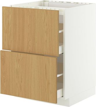IKEA METOD / MAXIMERA Unterschr.f. Kochf./2 Fronten/2Sch