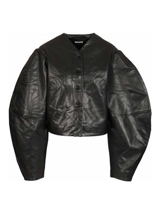 Rotate Blouson En Cuir - Noir