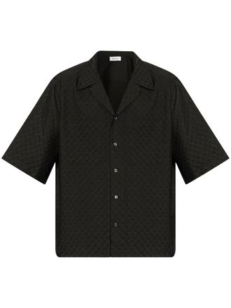 Alexander McQueen chemise à imprimé graphique - Noir