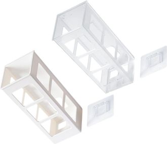 Hemobllo Haartrockner und Lockenstab Halter 2 St&uuml;ck Bohrfrei Selbstklebend Wandorganizer f&uuml;r Badezimmer und Spa Platzsparende Aufbewahrung f&uuml;r Haarstyling Werk