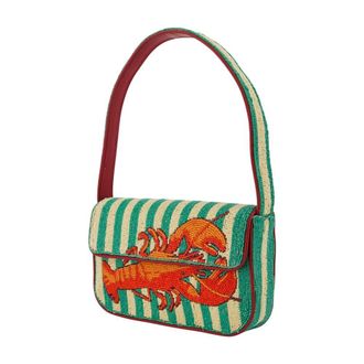 Staud Womens Tommy Shoulder Bag Multicolor Synthetic