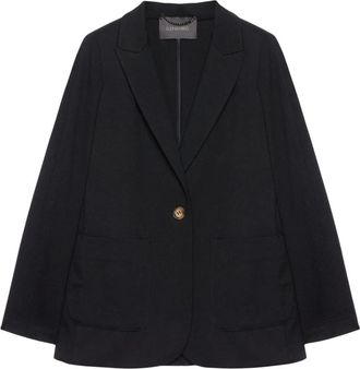 Elena Miro Damen, Jacken, Schwarzk, 4XLGröße