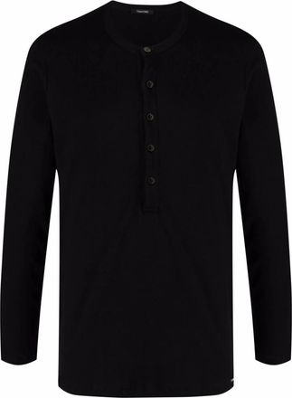 Tom Ford Round-neck Henley T-shirt
