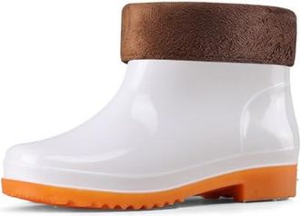 Pangolin Bottes de Pluie Chaudes Unisexe avec Doublure Hiver Amovible - Anti-d&eacute;rapantes, Imperm&eacute;ables & Confortables - Bottes de Jardin, Travail, Pluie, Neige 