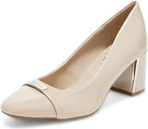 Calvin Klein Escarpins Unesta Femme, Taupe 240, 38.5 EU