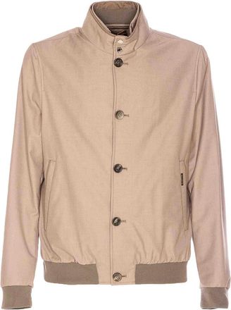 Moorer Daunenmantel - Hellbeige