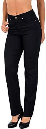 ESRA Pantalon Femme Pantalons Femmes Taille Haute Pantalon en Femme de Grande Taille T101