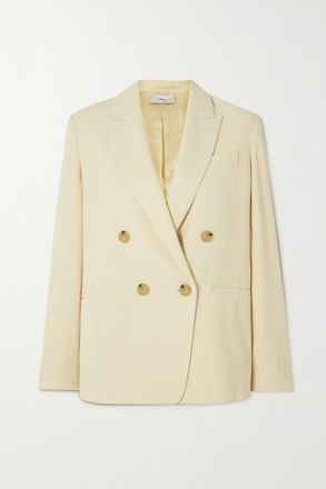 Vince Blazer &Agrave; Double Boutonnage En Cr&ecirc;pe Recycl&eacute; - Neutres