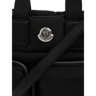 Moncler Quilted Padded Tote Bag - Black
