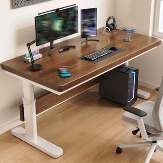 Generic Stehschreibtisch for Gaming, H&ouml;henverstellbarer Computertisch for Sch&uuml;ler, Ergonomischer Rechteckiger Schreibtisch for Homeoffice, Platzsparend