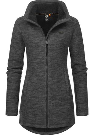 Ragwear Strickjacke Miram Melange Kuschelige &Uuml;bergangsjacke in Strick-Optik