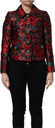Dolce & Gabbana Femme, Vestes, Multicolore, Taille: 38 FR Veste boutonn&eacute;e
