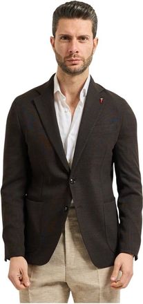 Mulish Homme, Vestes, Brun, Taille: M Veste Micro-tissage