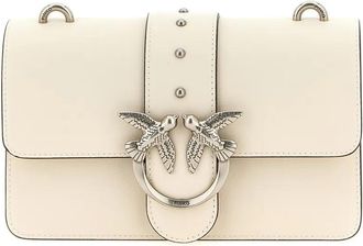 Pinko Pinko Hobo Bags - Love One Mini Crossbody Bag - Gr. unisize - in Beige - f&uuml;r Damen