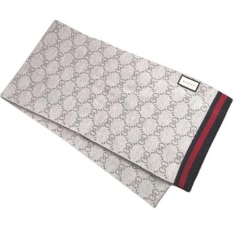 Gucci Ch&acirc;le Pre-owned - Femme - Pre-owned - Gris - Taille: ONE Size