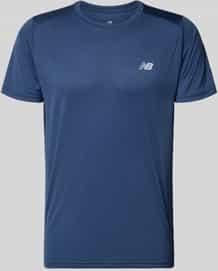 New Balance Funktionsshirt mit Rundhalsausschnitt und Logo