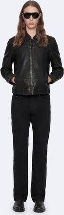 AllSaints Oakland Jacke in Schwarz/Braun-Multi