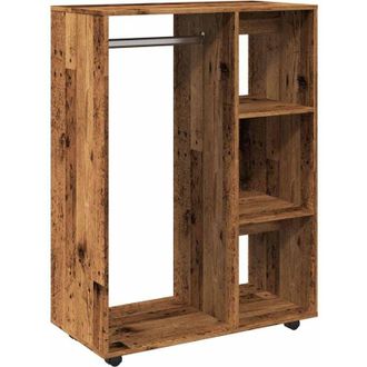vidaXL Vidaxl - Kleiderständer Altholz-Optik 80x40x110 cm Holzwerkstoff