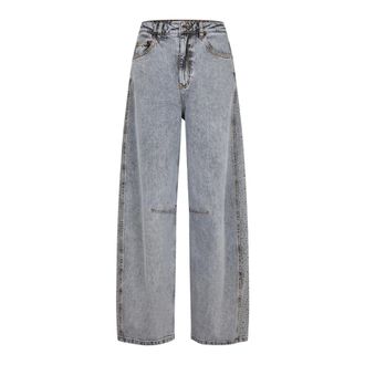 Lollys Laundry Damen, Jeans, Grau, LGr&ouml;&szlig;e