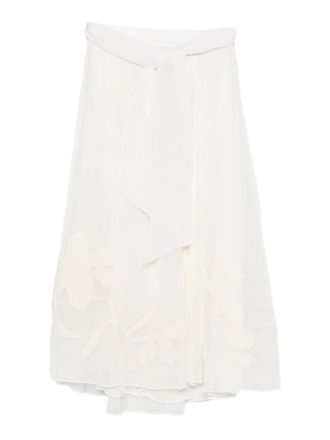 Forte_Forte Jupe Midi - Blanc
