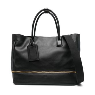 Moschino Schwarze Schultertasche mit Magnetverschluss - - Bags - Damen - Schwarzk - ONE SIZE