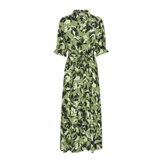 Kaffe Hemdkleider - - Dresses - Damen - Gr&uuml;n - L