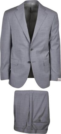 Corneliani Homme, Costumes, Gris, Taille: L Giacca Stondata Suit