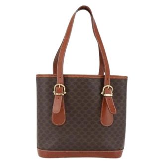 Celine Sac &agrave; main Vintage macadam doccasion - Femme - Pre-owned - Brun - Taille: ONE Size