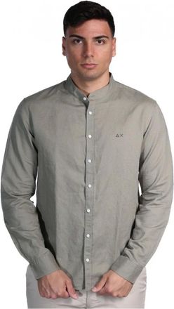 Sun 68 Homme, Chemises, Vert, Taille: 2XL Chemise S36107