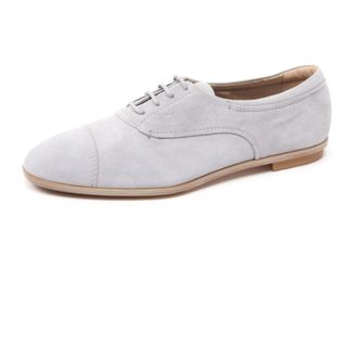Tod's Italienischer Lederschn&uuml;rschuh - - Shoes - Damen - Grau - 36 EU