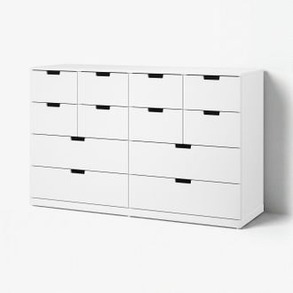 IKEA NORDLI Kommode mit 12 Schubladen