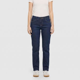 MAC Broeken Bequeme Jeans MAC Gracia, Damen, Gr. 34, L&auml;nge 30, blau (fashion rinsed), Denim/Jeans, Obermaterial: 91% Baumwolle, 7% Elastomultiester, 2% Elasthan, 