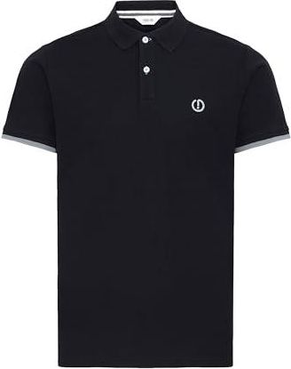 Solid SDBenjaminPolo Homme Polo Chemise Polo avec col Polo Mélange de Coton Regular Fit, Taille:M, Couleur:Black (9000)