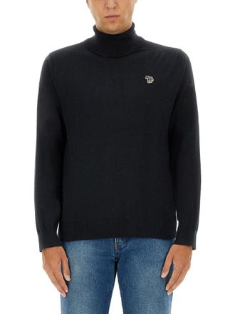 Paul Smith Zebra Print Sweater - Black