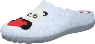 Manitu Home Damen 320287-91 Hausschuh, hellgrau (91), 39 EU