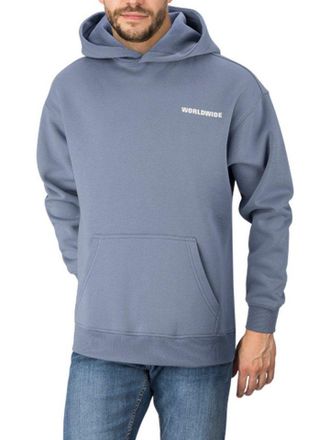 Riverso Kapuzenpullover Herren Hoodie RIVDave Oversized Fit Streetwear Sweatshirt mir K&auml;ngurutasche