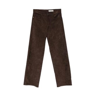 White Sand Gerade geschnittene Hose - - Trousers - Damen - Braun - XS