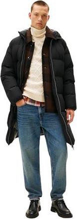 Tommy Hilfiger Manteau Homme Down Parka Doudoune, Noir (Black), L