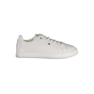 Tommy Hilfiger Wei&szlig;e Leder-Sneaker - - Shoes - Herren - Wei&szlig; - 40 EU