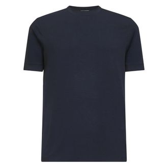 Giorgio Armani Icon Blaue T-Shirts und Polos - - Tops - Herren - Blau - M