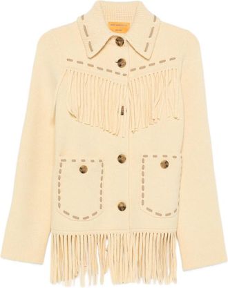Guest In Residence Western Fringe-trimmed Jacket