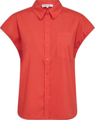 Co'Couture Femme, Blouses et Chemises, Rouge, Taille: 36 FR Chemises