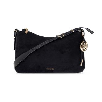 Michael Kors Sac port&eacute; &eacute;paule moyen Nolita en nubuck - Femme - Sacs - Bleu - Taille: ONE Size