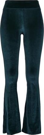 Urban Classics Legging Taille Haute en Velours pour Femme, Bleu Sarcelle, XS