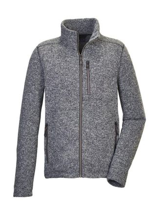 G.I.G.A. DX by killtec Fleecejacke GW 55 MN KNTFLC JCKT Zeitlose Strickfleecejacke, recyceltes Material, Taschen mit Zipper